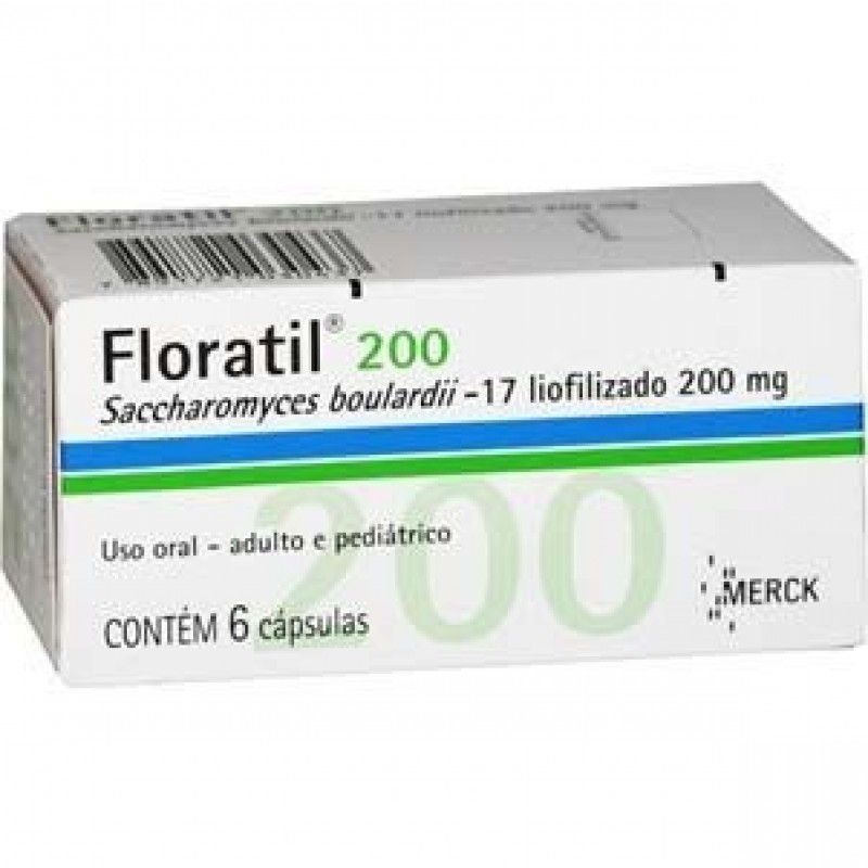 Diabete Service - Floratil 200mg com 6 cps