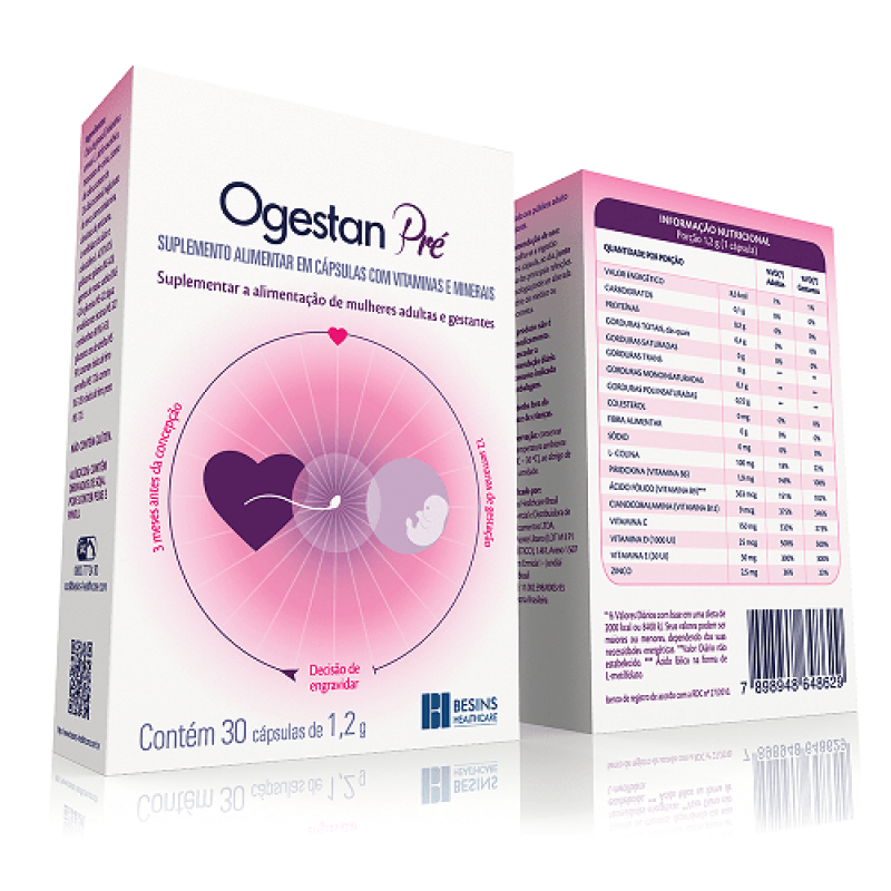 Dassette Pharma Ogestan Pré 90 Caps Suplemento Farmacêutico